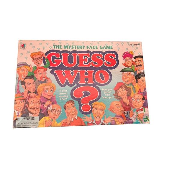 Winning Moves | Toys | Vintage Guess Who Board Game By Milton Bradley ...